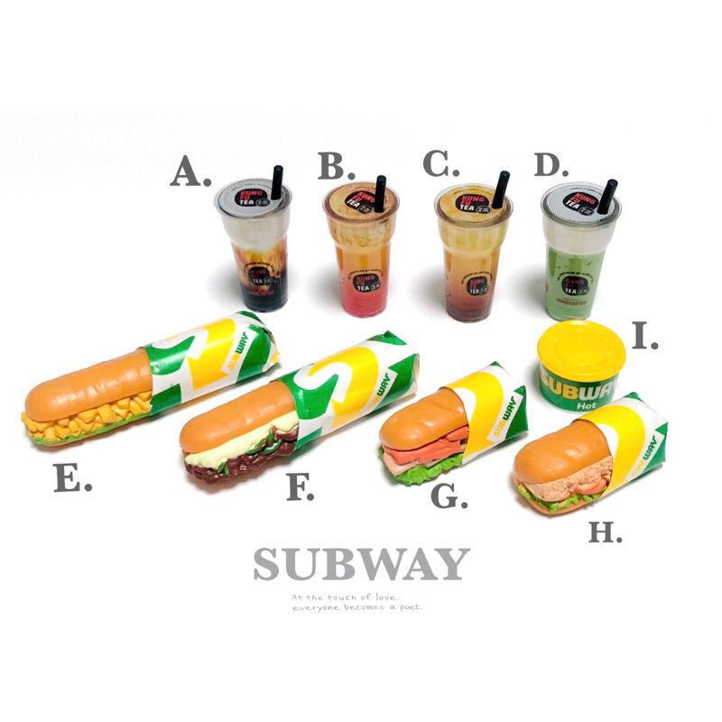 [5/23補貨]ZURU food mini散件 歡樂驚喜蛋 美味好吃驚 扭蛋 袖珍食物 subway 飲料 餐點 | 蝦皮購物