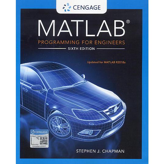 【胖橘子】MATLAB PROGRAMMING FOR ENGINEERS 6/E 9780357030394 | 蝦皮購物