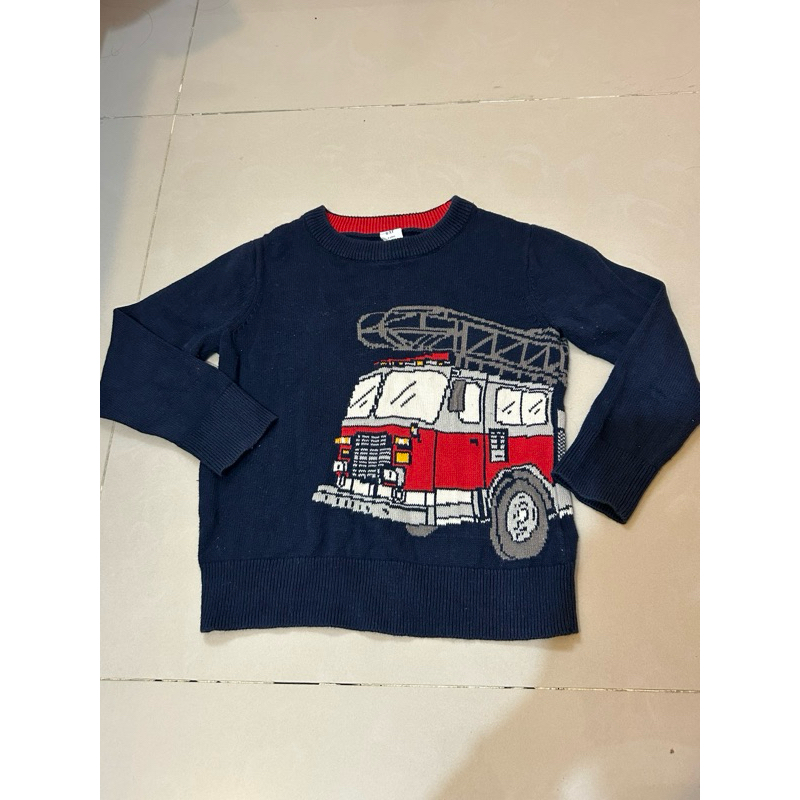 Gap 正版消防車毛衣 4Y(105cm) | 蝦皮購物