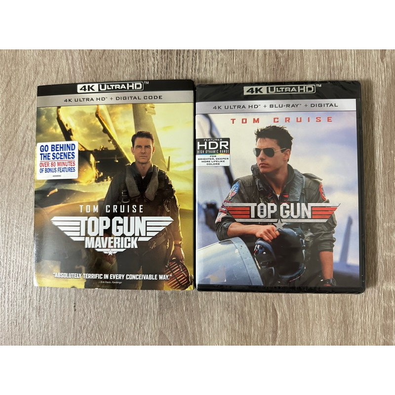 正版 捍衛戰士 獨行俠 4k UHD top gun 1 top gun 2 組合包 全新 | 蝦皮購物