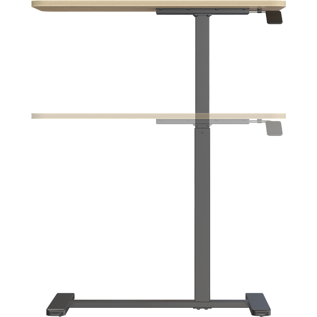 【瑞米 Raymii】 VN-28 氣壓式時尚移動升降桌 辦公桌 筆電桌 電腦桌辦公桌 站立桌 工作桌 氣壓桌 | 蝦皮購物