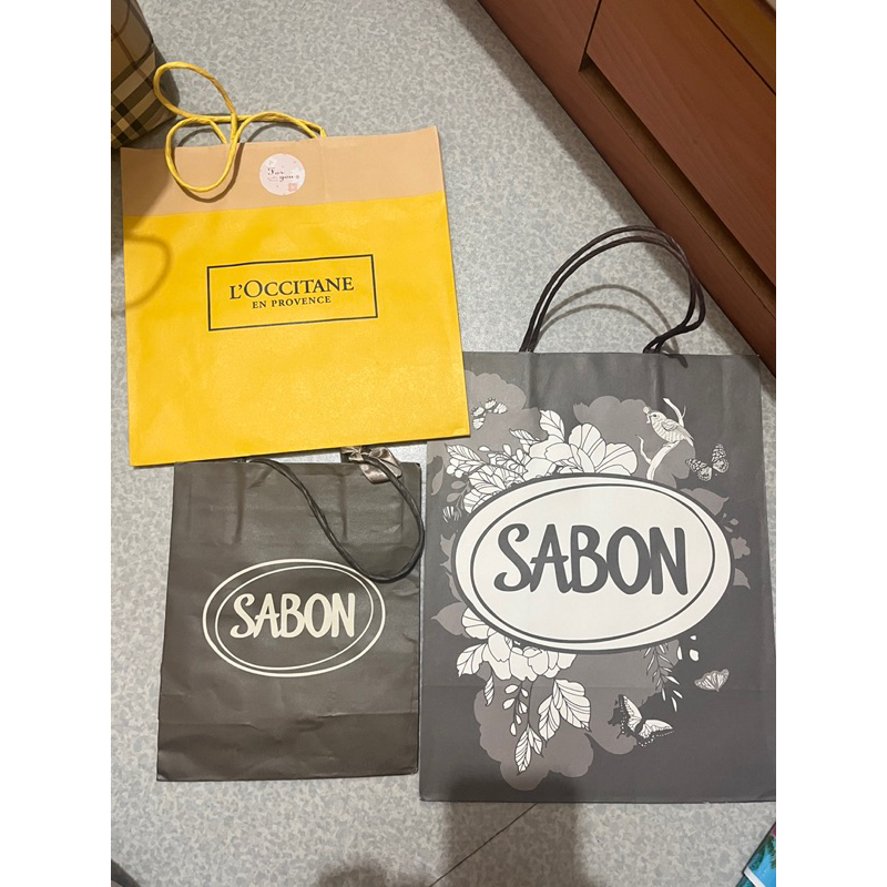 品牌袋子（蘭蔻、lady M 、SABON 、歐舒丹、Mont Blanc 、TOMS 、3CE) | 蝦皮購物