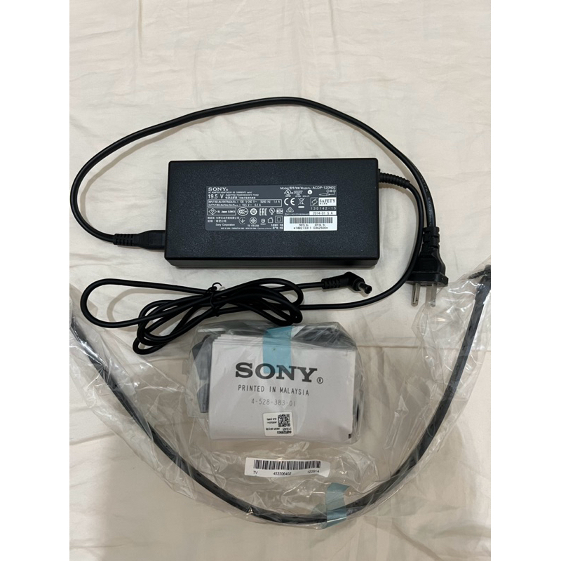 原廠 SONY ACDP-120N02 電源供應器+壁掛架組+防頃線組 液晶電視 索尼 電視 19.5V | 蝦皮購物