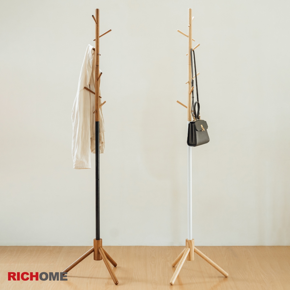 RICHOME 福利品 HA-149 布藍雀衣帽架 衣帽架 掛衣架 玄關架 衣架 衣物收納 玄關 | 蝦皮購物