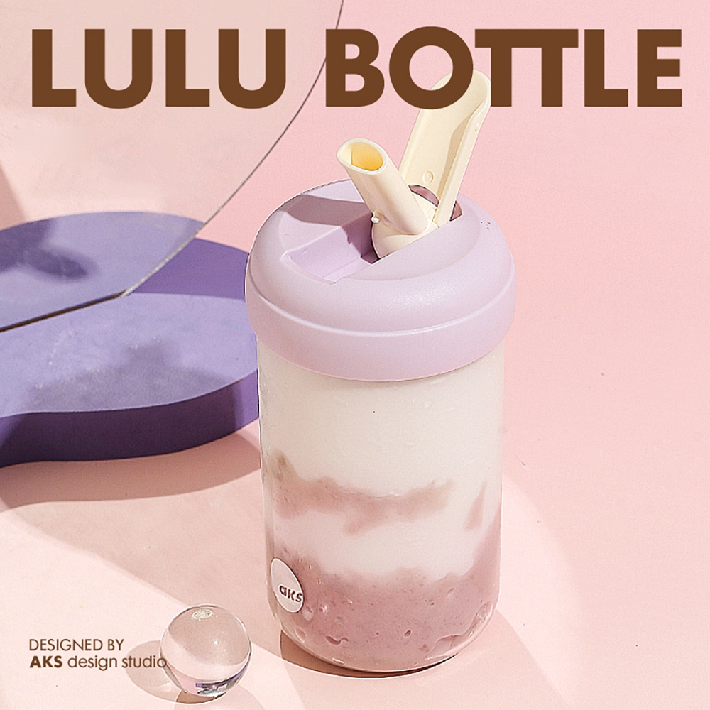 mooin AKS 吸管嚕嚕塑膠杯 吸管塑膠杯 吸管杯 冷熱可用 水壺 攜帶水杯 透明杯 果汁杯 隨行杯 保溫杯 | 蝦皮購物