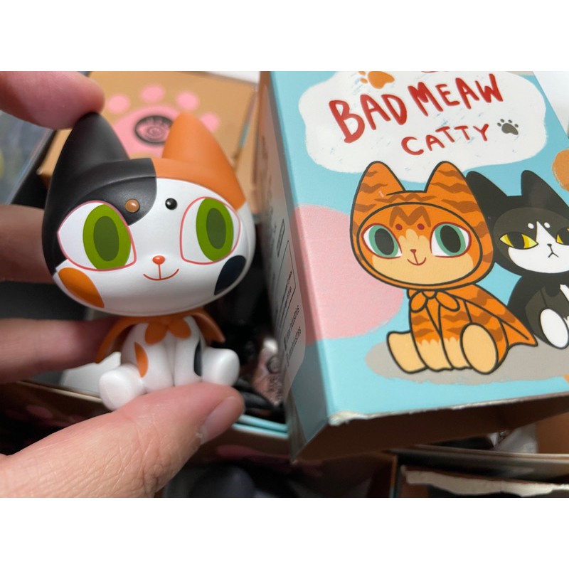 現貨 Unbox bad meaw 蝙蝠貓 盒玩 單售 貓咪 公仔 橘貓 三花貓 等 | 蝦皮購物