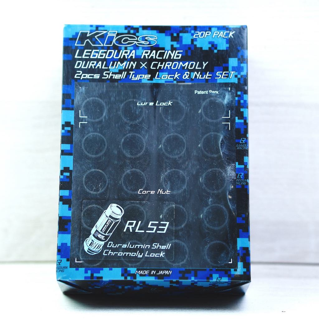 【明水自動車】 Kics LEGGDURA Racing 鋁圈鍛造防盜螺帽 RL53 紅 黃 黑 藍 | 蝦皮購物