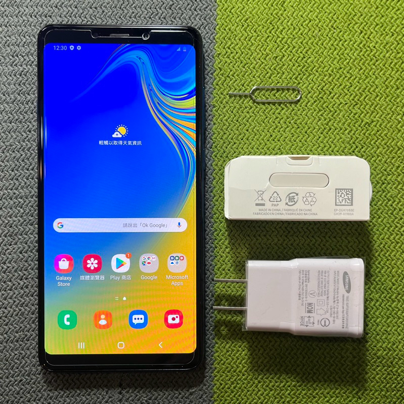 Samsung A9 2018 128G 無傷 6.3吋 藍 雙卡 指紋辨識 臉部辨識 A920 三星 二手 二手機回收 | 蝦皮購物