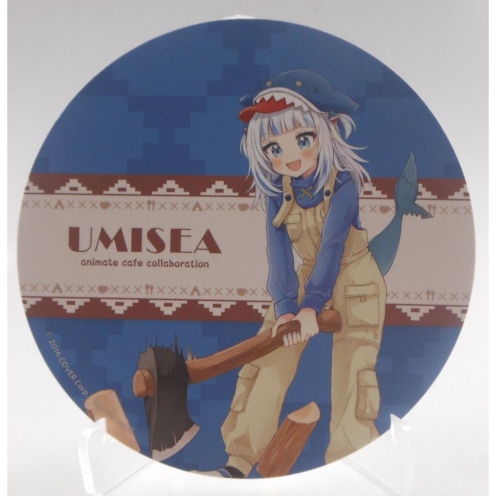 【旅人事務所】日本Animate cafe特典 hololive Summer UMISEA 露營 Gura 古拉 杯墊 | 蝦皮購物