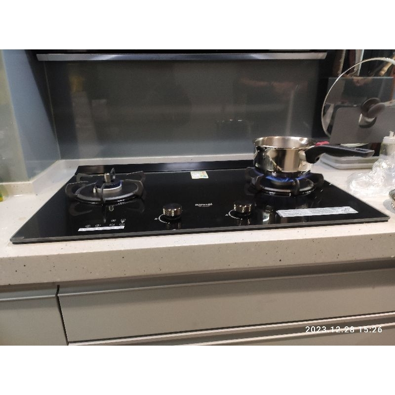 【大台北】林內瓦斯爐 RB-A2760G 大面板開孔 雙口定時 防乾燒 緻溫爐 能源ㄧ級 | 蝦皮購物