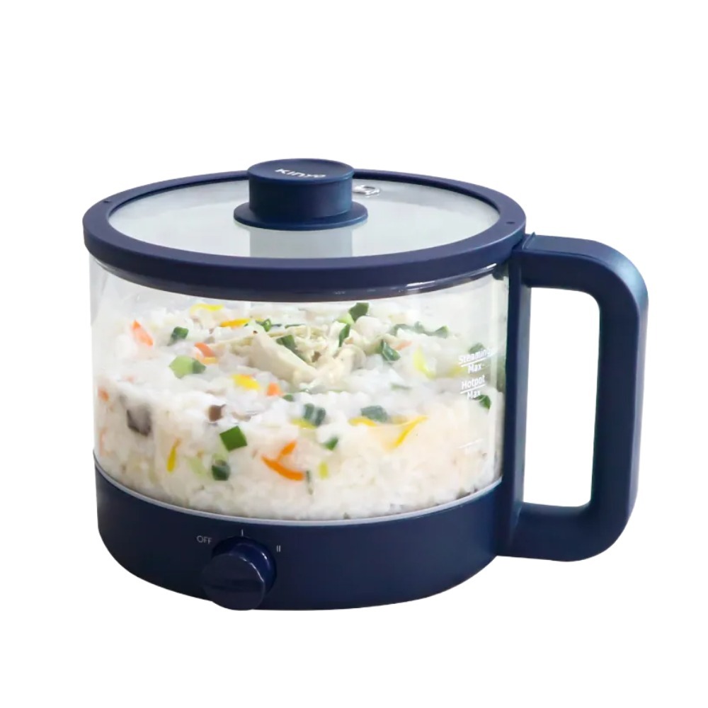 【原廠現貨免運】KINYO 1.2L 多功能玻璃美食鍋 FP-0877｜電煮鍋 快煮鍋 電火鍋 小火鍋 泡麵鍋 | 蝦皮購物