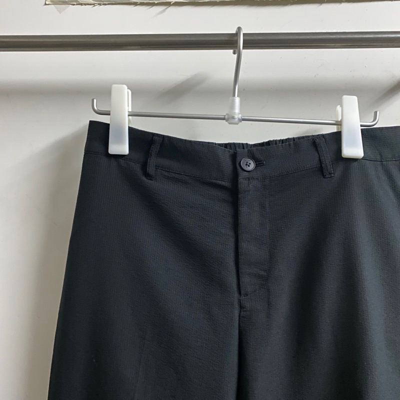 [二手、狀況良好]原價1390$ 女泡泡紗錐形褲/黑/XL/無印良品MUJI | 蝦皮購物