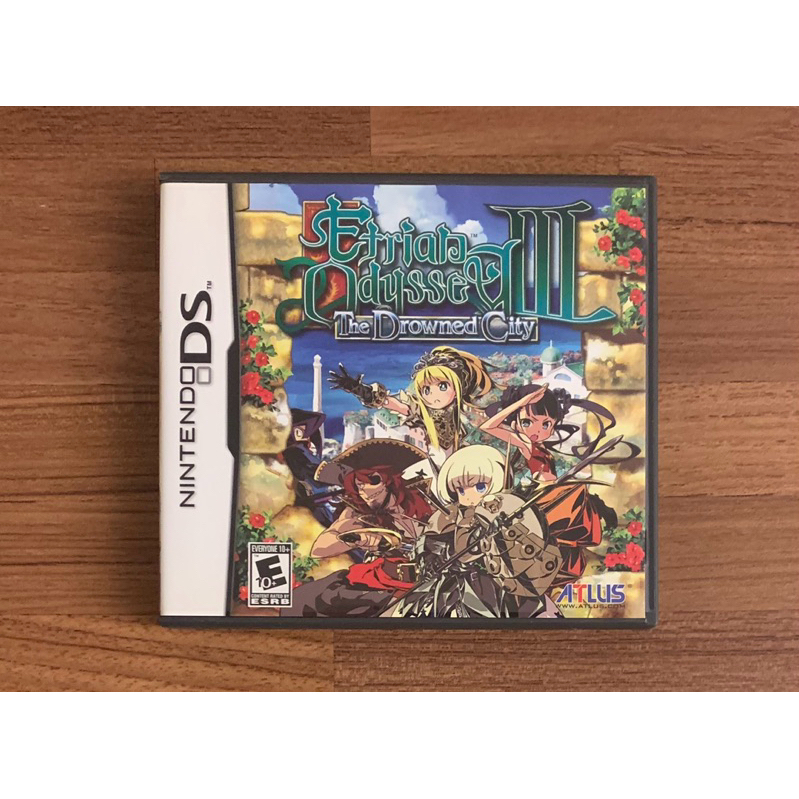 NDS 美版 英文版 世界樹的迷宮3 淹沒之城 世界樹的迷宮III 正版遊戲片 原版卡帶 任天堂 DS 3DS N3DS | 蝦皮購物