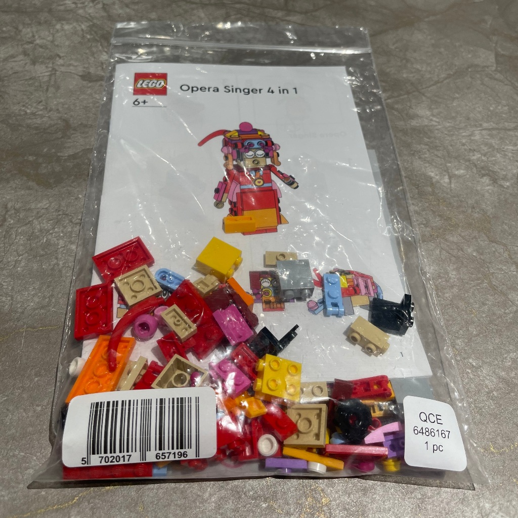 LEGO 獨立/特色系列 4合1歌劇演唱家 Opera Singer 4 in 1 6486167 | 蝦皮購物