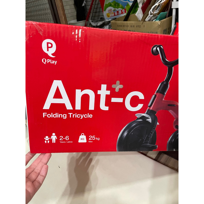 德國Qplay ANT PLUS-C 兒童三輪車 紅色款 | 蝦皮購物