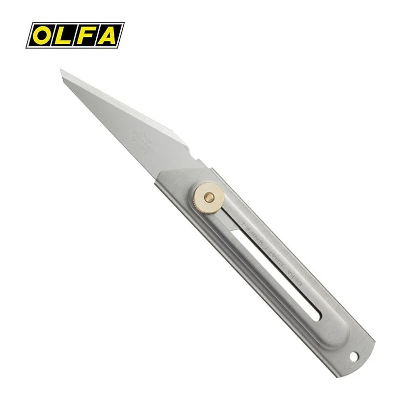 【五金小匠】日本OLFA 不鏽鋼工藝刀 CK-2 美工刀 隨身小刀 雙向刃厚1.2mm嫁接刀木雕刻刀(替刃：CKB-2) | 蝦皮購物