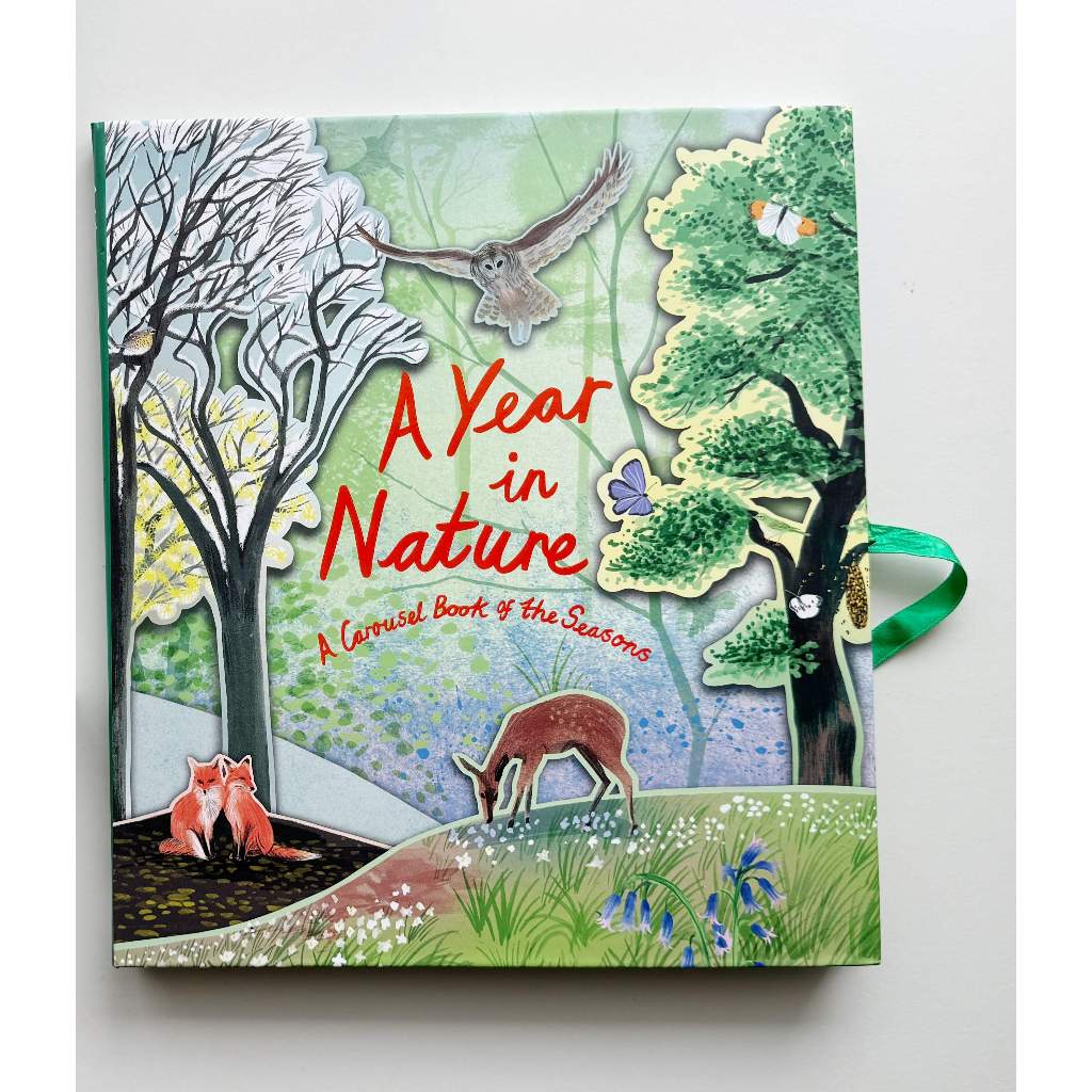 A Year in Nature: A Carousel Book of the Seasons 立體書繪本 英文繪本 | 蝦皮購物