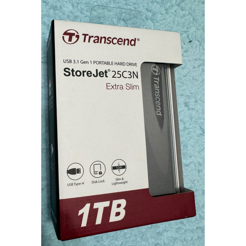 TRANSCEND 創見2.5吋1TB USB3.0 StoreJet 25C3 隨身硬碟 外接硬碟 1TB | 蝦皮購物