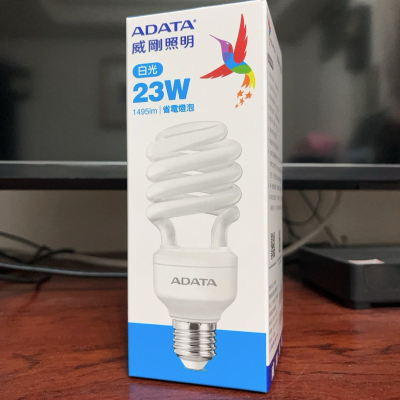 威剛 E27 23W 120V 螺旋省電燈泡 白光 | 蝦皮購物