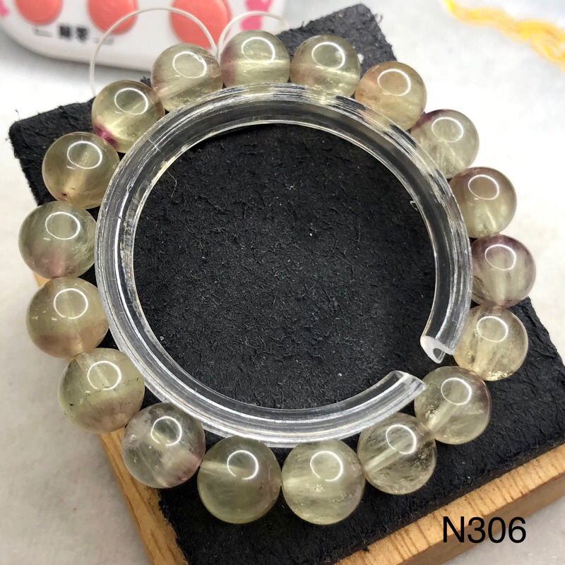 金拉絲螢石手珠10mm (一物一圖） #n306/n309/n313 | 蝦皮購物