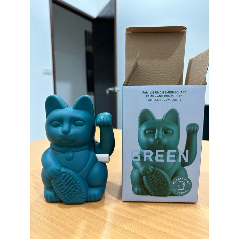 MANEKI NEKO BY DONKEY/LUCKY CAT/GREEN | 蝦皮購物