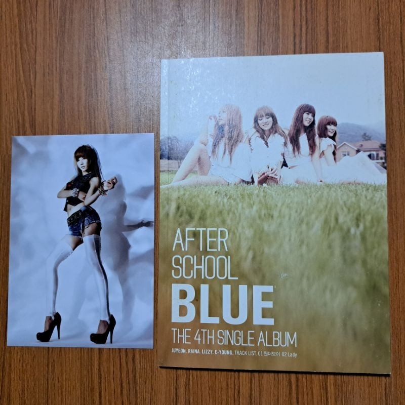 After school blue THE 4TH SINGLE ALBUM 韓版 附明信片卡 | 蝦皮購物