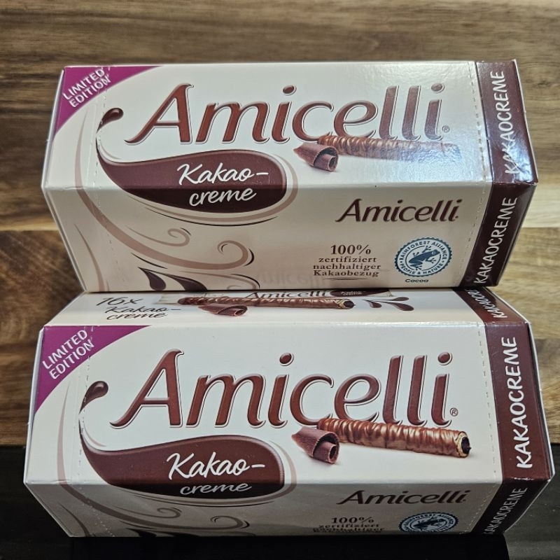 德國 Amicelli榛果巧克力條 限量可可味 現貨在台 效期2025 | 蝦皮購物