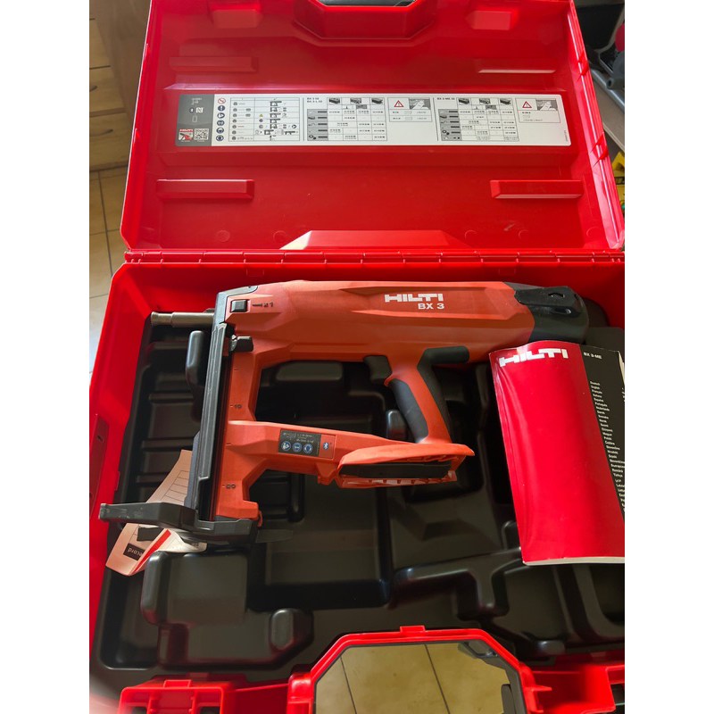 (二手）HILTI喜得釘 喜利得 BX3-ME-22 充電式凝泥土擊釘槍 公司原廠貨 空機含工具箱及配件 | 蝦皮購物