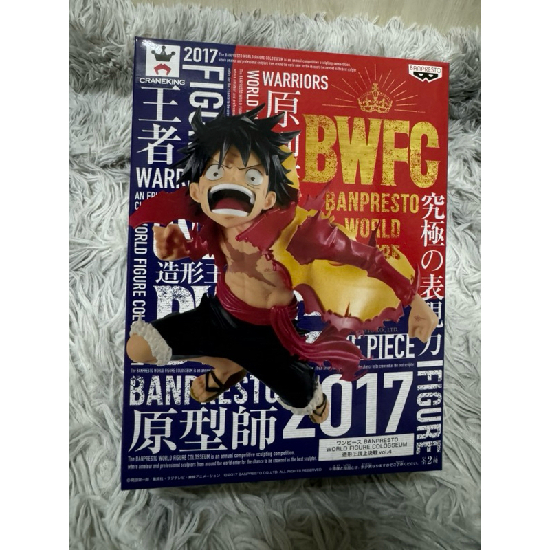 全新 現貨 日本 景品 海賊王 航海王 ONE PIECE BWFC 2017 蒙其 D 魯夫 Luffy 模型 公仔 | 蝦皮購物