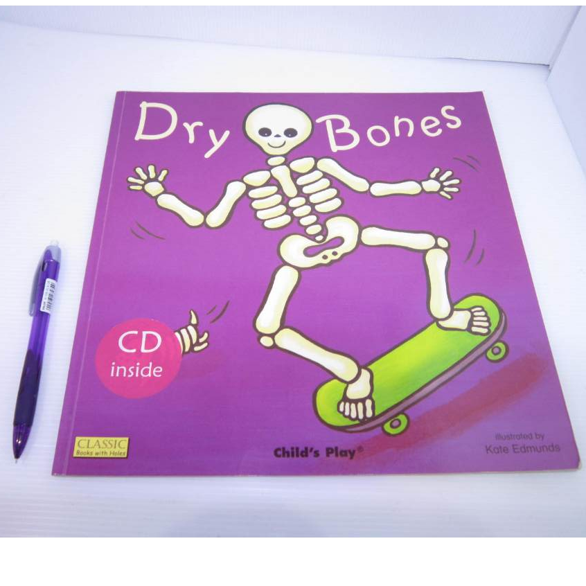 「二手書」無光碟 Dry Bones Kate Edmunds ClassicBooks with Holes 英文繪本 | 蝦皮購物