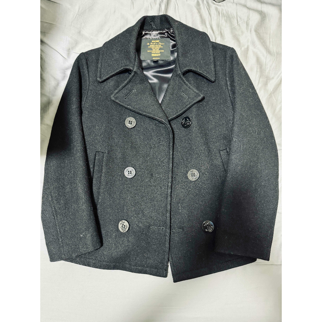 二手 古著 Vintage Fidelity 海軍 Pea Coat | 蝦皮購物