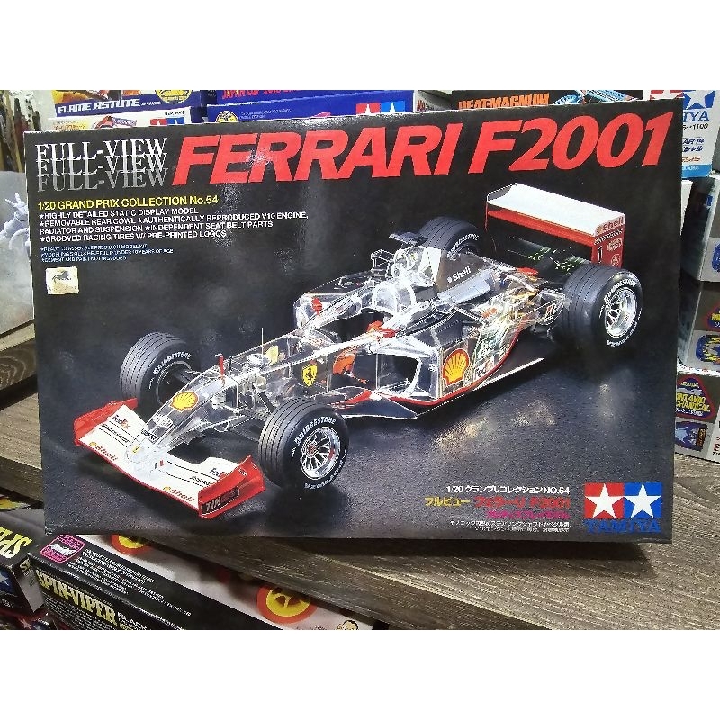現貨 田宮 Tamiya 1/20 Ferrari F2001透明版 20054 | 蝦皮購物