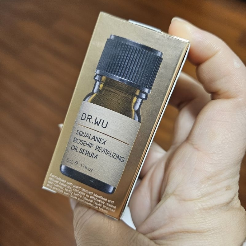DR.WU角鯊玫瑰果賦活精華油5ML 現貨，正品，效期長 2026到期 | 蝦皮購物