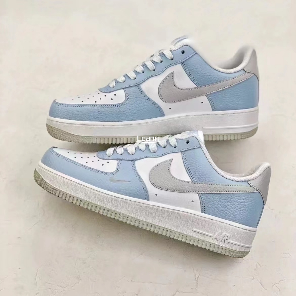 Nike Air Force 1 Low 白藍灰 小勾 白藍 白灰 HF0022-100 HF0022-400 | 蝦皮購物