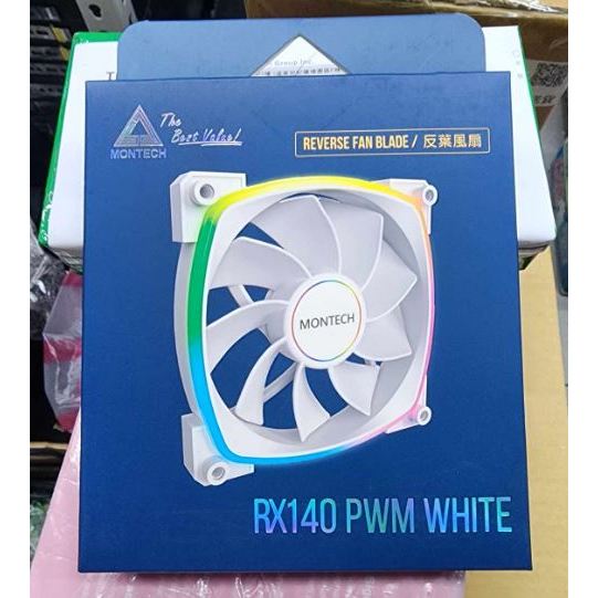 點子電腦☆北投@全新盒裝 MONTECH君主 RX140 PWM 14cm 反向扇 | 蝦皮購物