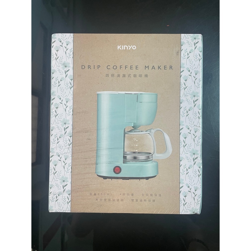 KINYO 四杯滴漏式咖啡機 CMH-7530 藍色 粉色 | 蝦皮購物