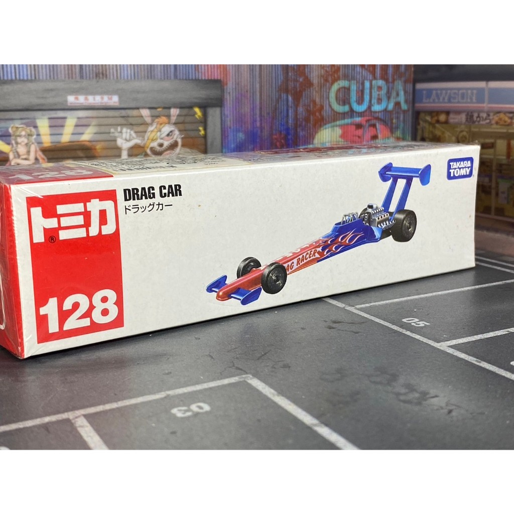 TOMICA-B35-全新未拆-No.128 DRAG CAR -直線加速賽車 | 蝦皮購物