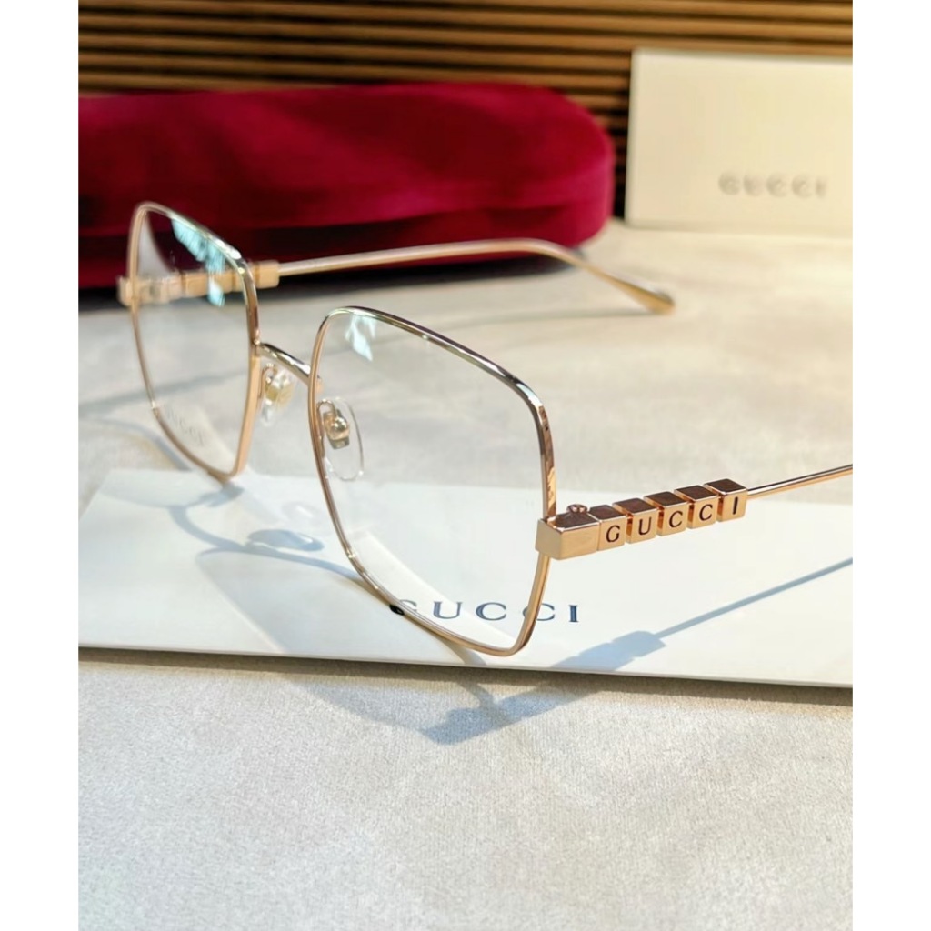 【預購】麗睛眼鏡【GUCCI古馳】可刷卡分期 GG1434O 玫瑰金 光學眼鏡 精品眼鏡 GUCCI金屬眼鏡 GG眼鏡 | 蝦皮購物