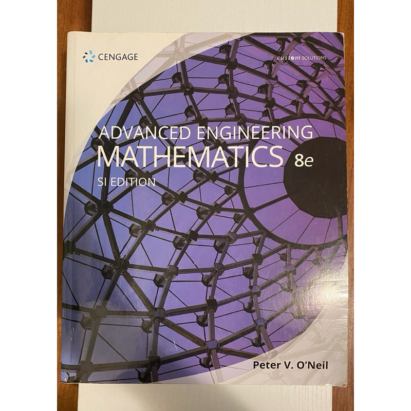 O’Neil Advanced Engineering Mathematics 8e 高等 工程數學 第八版 | 蝦皮購物