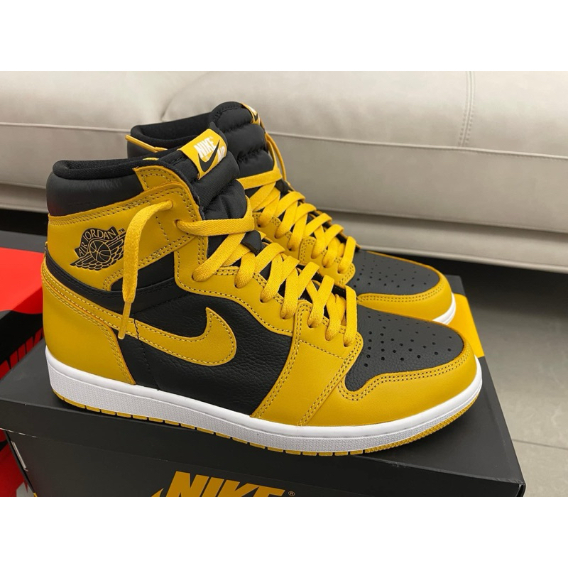 Jordan 1 high og pollen 黑黃 | 蝦皮購物
