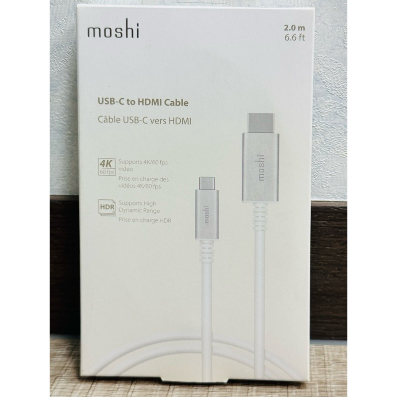 moshi USB C to HDMI cable 4K 2.0m | 蝦皮購物