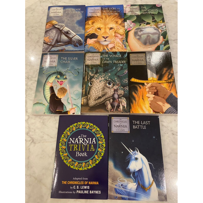 The Chronicles of Narnia Book Box Set + Trivia Book (8 冊合售） | 蝦皮購物