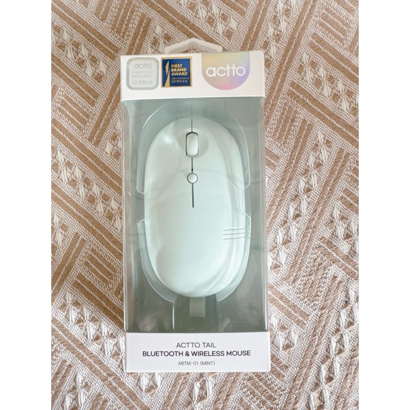 actto 藍牙無線滑鼠 尾型雙模滑鼠 薄荷綠 | 蝦皮購物