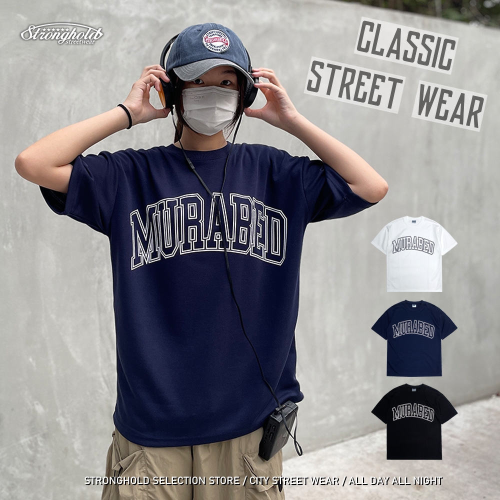 CITYBOY 韓國高磅寬鬆 印花短T 美式街頭上衣 中性男女同款 廓型穿搭 OOTD stronghold | 蝦皮購物