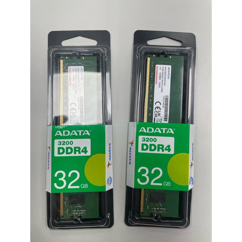 威剛 ADATA DDR4 3200 16G 2條 32G 近全新品 雙通道可以32G | 蝦皮購物