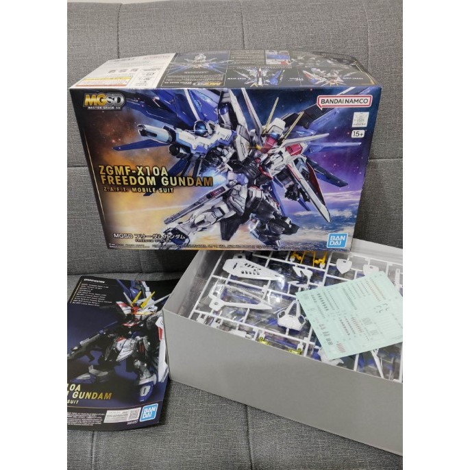 就是全新現貨不用再問!!!!!!!!!! 萬代MGSD自由+PLEX 巨大 RX-75 鋼坦克 ((不拆售)) | 蝦皮購物