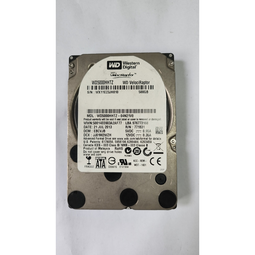 含稅 WD 萬轉 企業級 500GB 500G WD5000HHTZ 保1個月 05H369 | 蝦皮購物