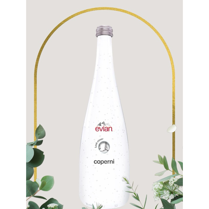 法國依雲evian x coperni 2024限量紀念瓶(玻璃瓶750mL/單瓶) | 蝦皮購物