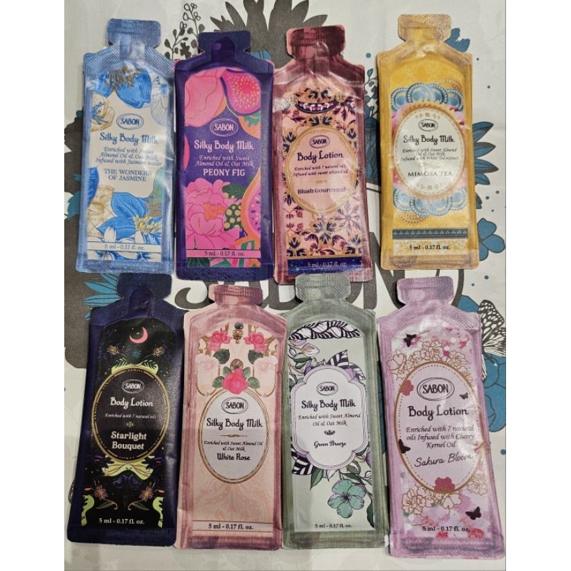 Sabon 身體乳 5ml 試用包 台灣公司貨 有中文標 旅行包 | 蝦皮購物