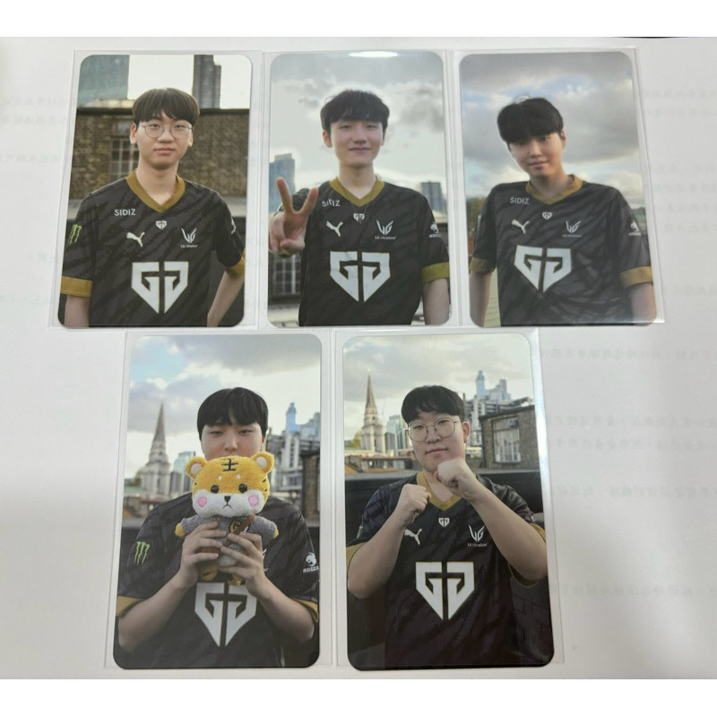 LCK GenG hle t1 doran peanut chovy lehends 官方觀賽小卡 | 蝦皮購物